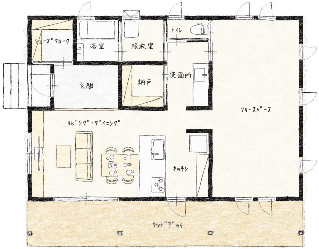 soboku 平屋4060｜自然素材の定額制住宅