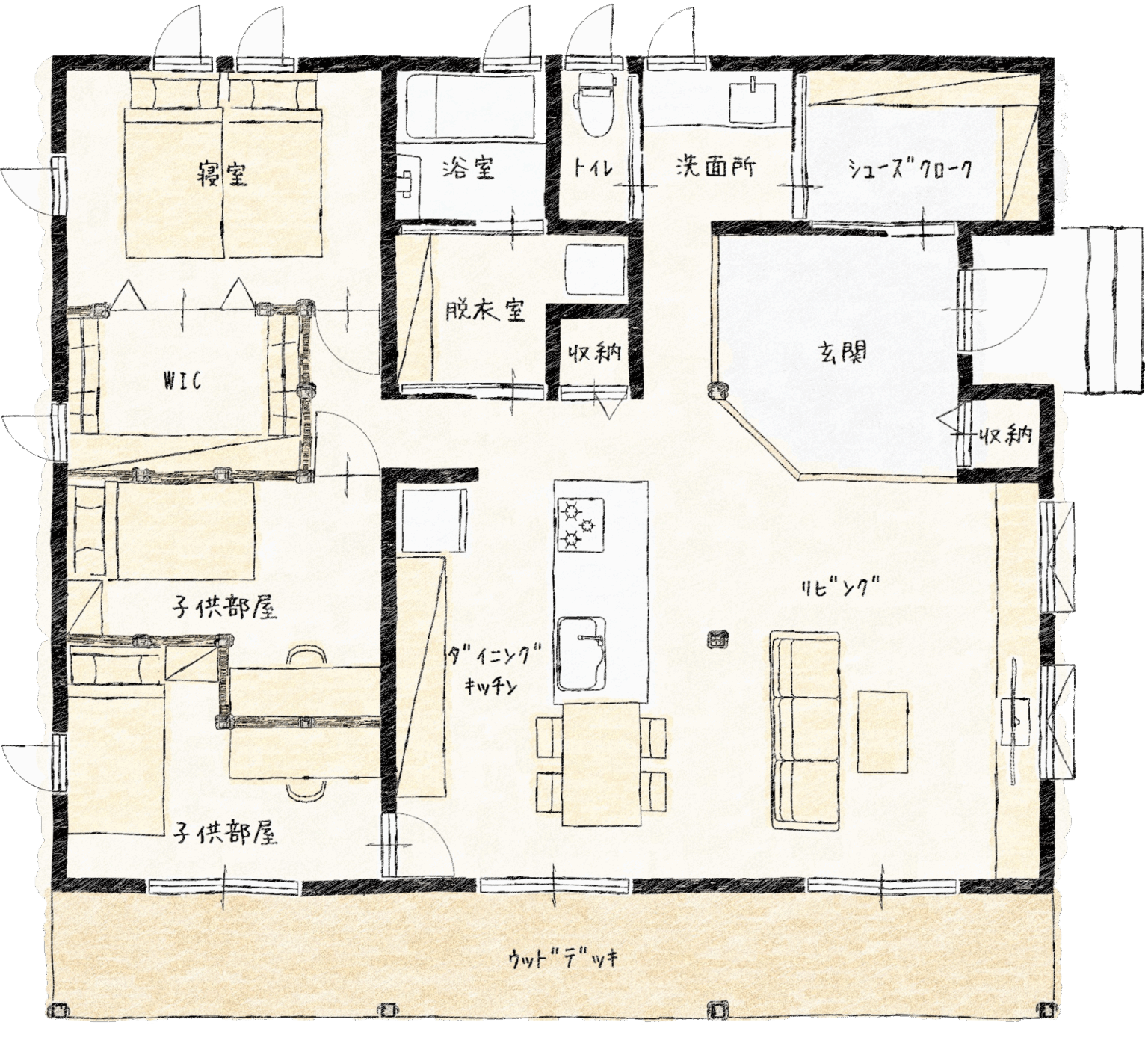 soboku 平屋5060｜30坪・自然素材のセミオーダー住宅